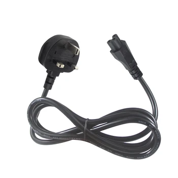 Universal Computer Cable Connector 3 Prong 1m Uk 3 Pin To Iec C5 Power ...