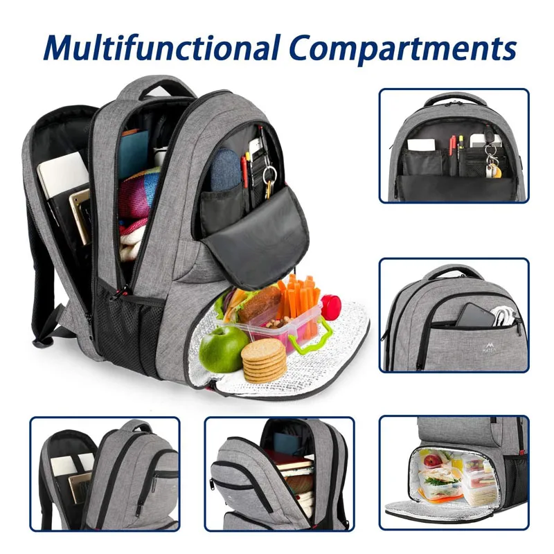 Large Multi Functional Laptop Cooler Backpack For Meal Box With Usb ...