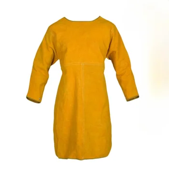 Industrial Safety Welding Apron Leather Exposure Suit Fireproof Argon ...