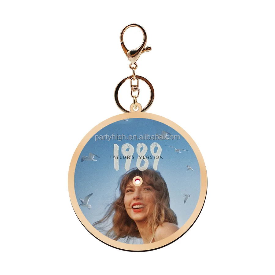 Singer Taylor Swift Album Cd Keychain Fashion Swift 1989 Album Keychain ...