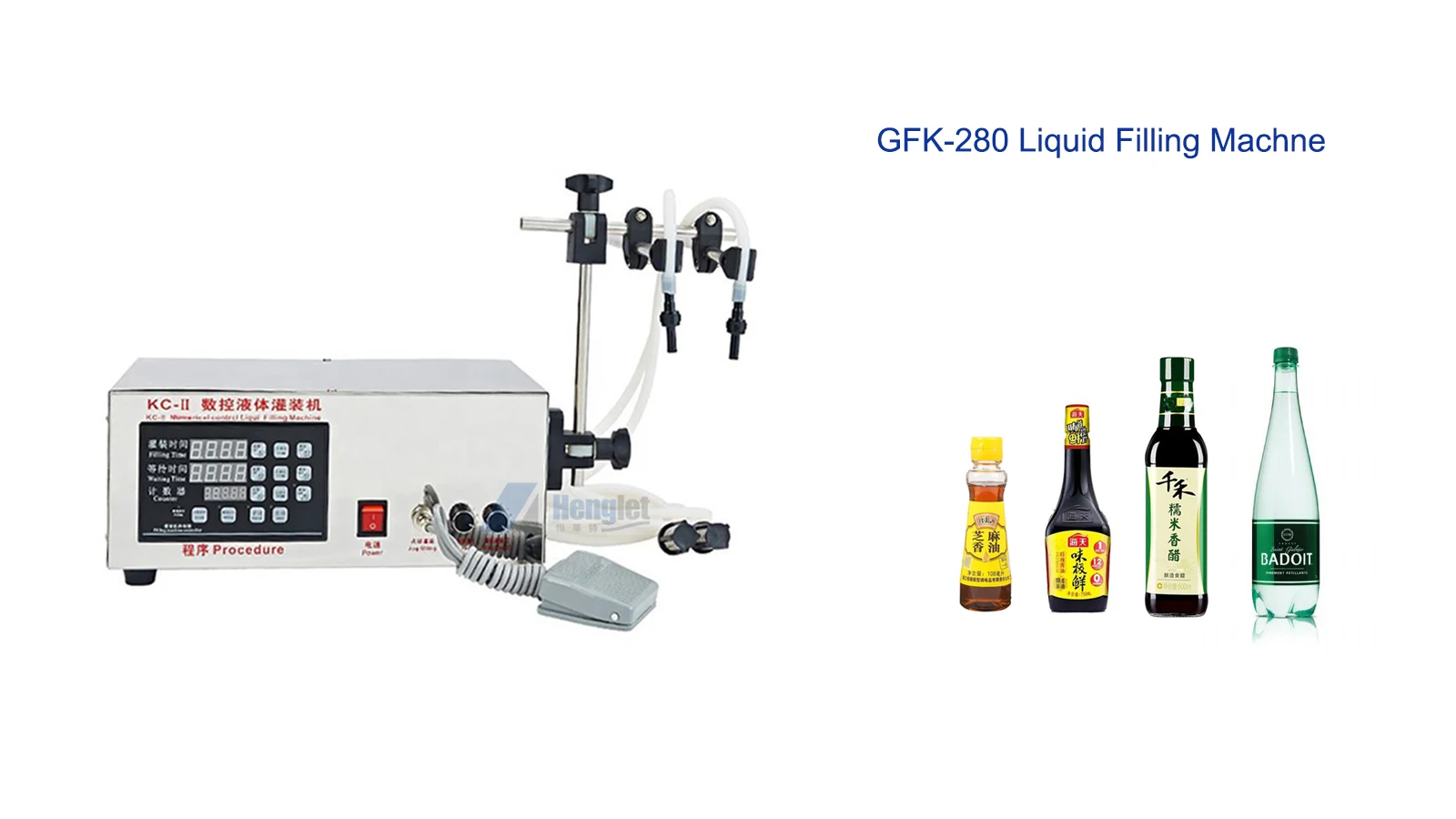 Gfk-280 Upgrade Model 5ml-3500ml Digital Control Pump Pure Water Liquid ...