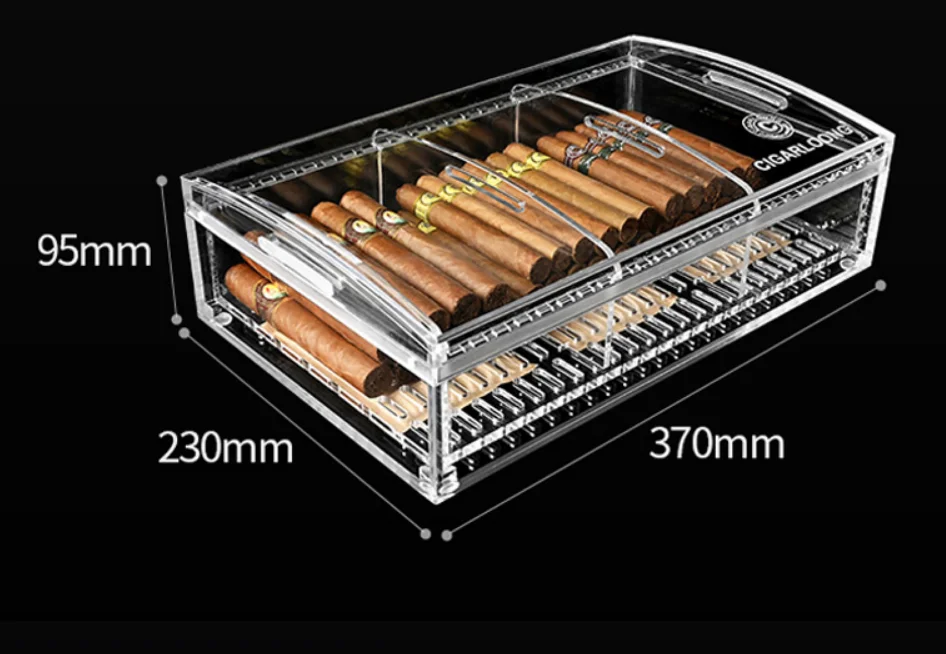 Wholesale Acrylic Humidors - Customizable Cigar Display Boxes