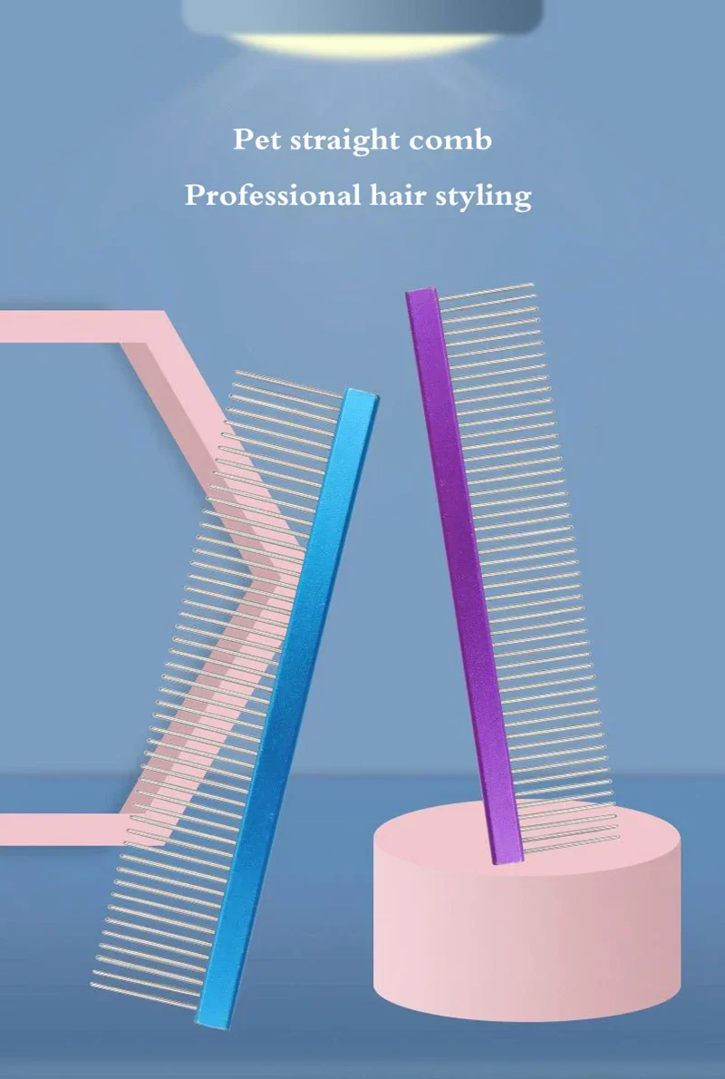 Stainless Steel Professional Groomer Comb For Dogs & Cats - Oem