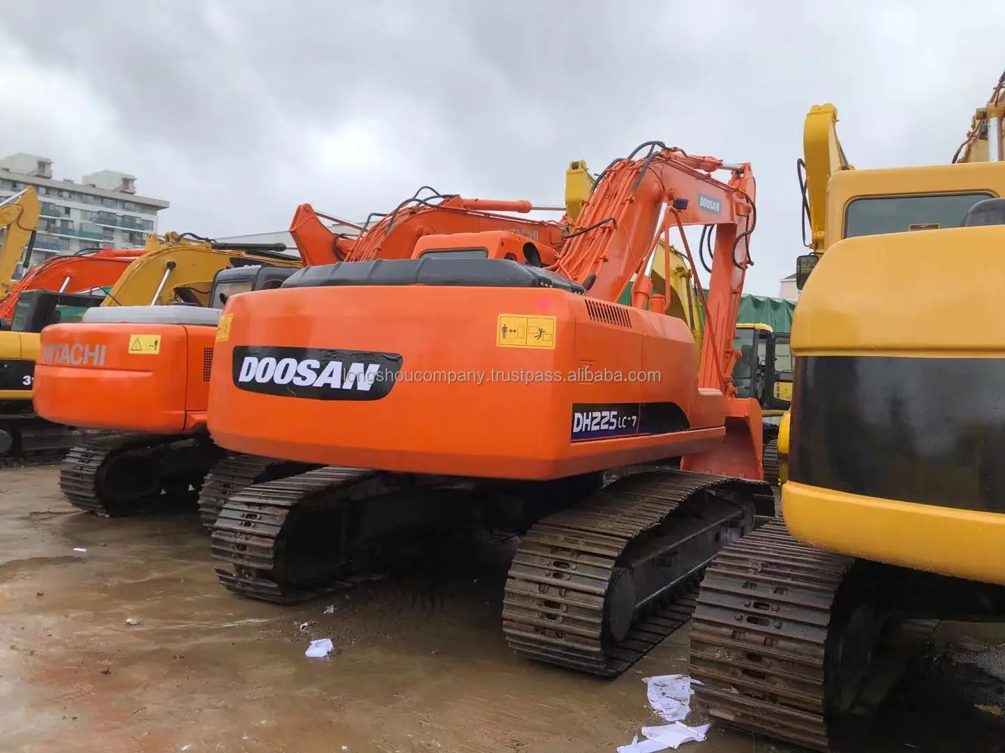 Used Doosan Excavator DH225LC-7 22Ton Used Original Doosan 225 300 ...