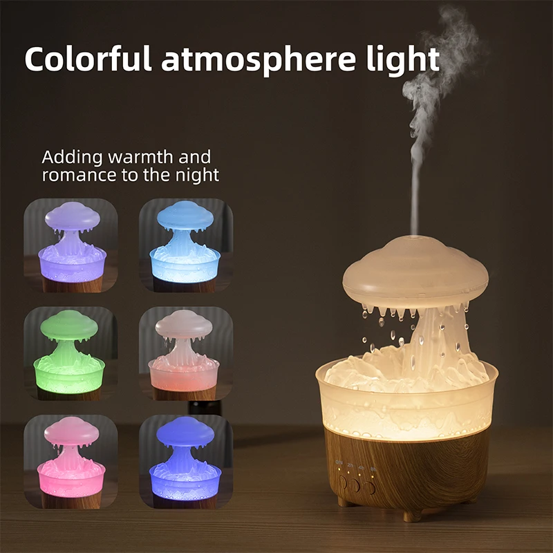 Alibaba.com: Portable electric wood grain aroma diffuser with rainfall ...
