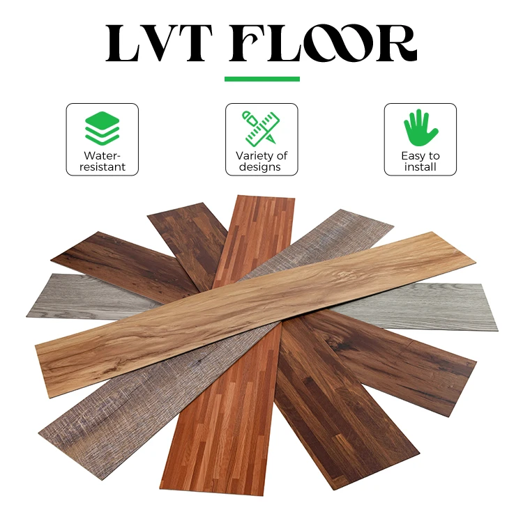 4mm/5mm/6mm/7mm/8mm Anti slip Fireproof Covering Floating LVT Loose Lay ...