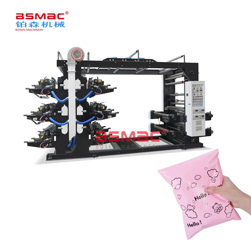 Factory Customized Pp Pe Flexo Printing Machine Express Package Logo ...