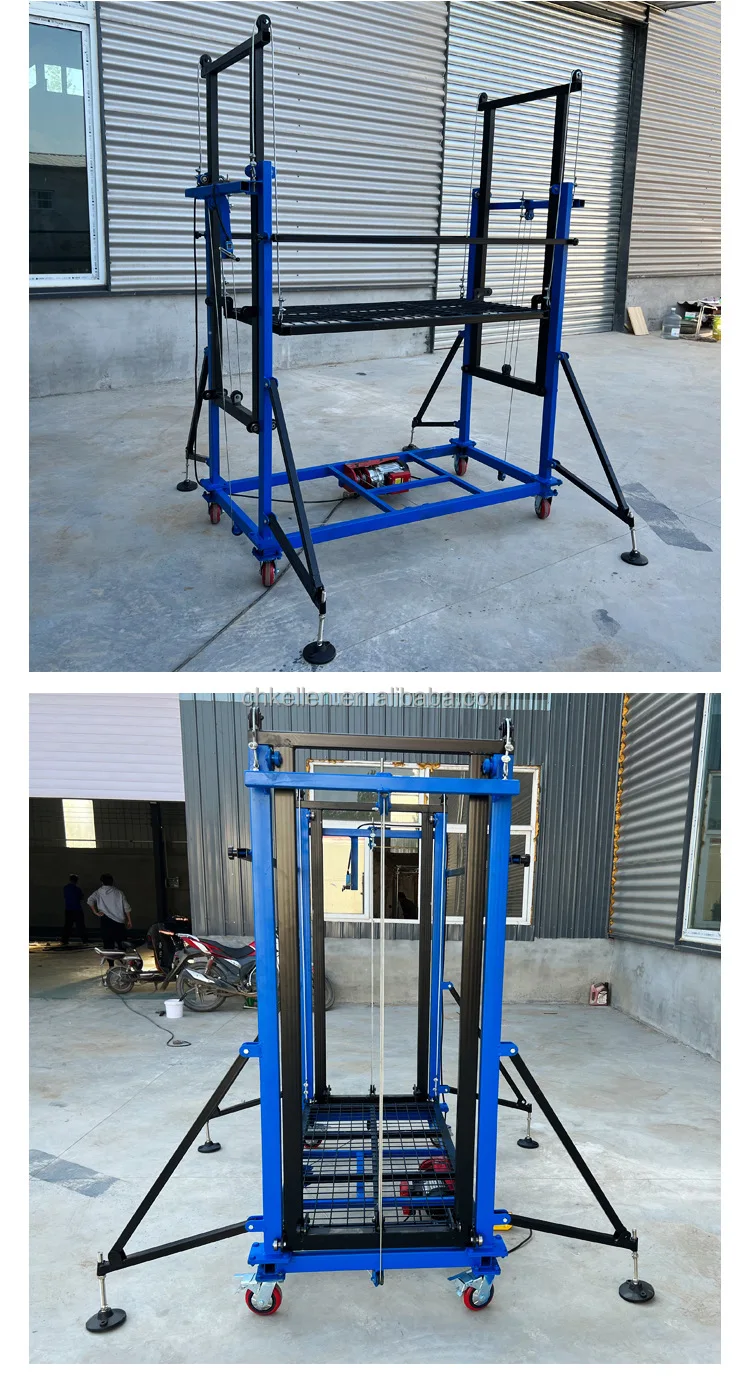 Mobile Scissor Platform Lift - 500kg Electric Scaffold