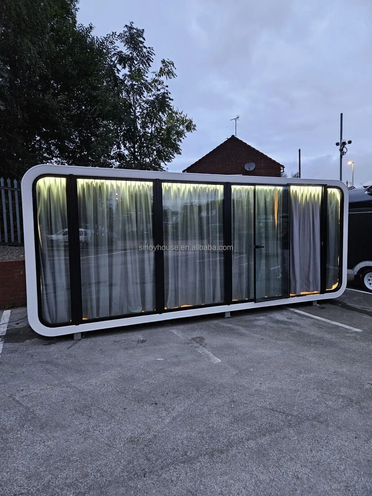 20ft 40ft Prefab Modular House Tiny House Cabin Office Portable Home ...