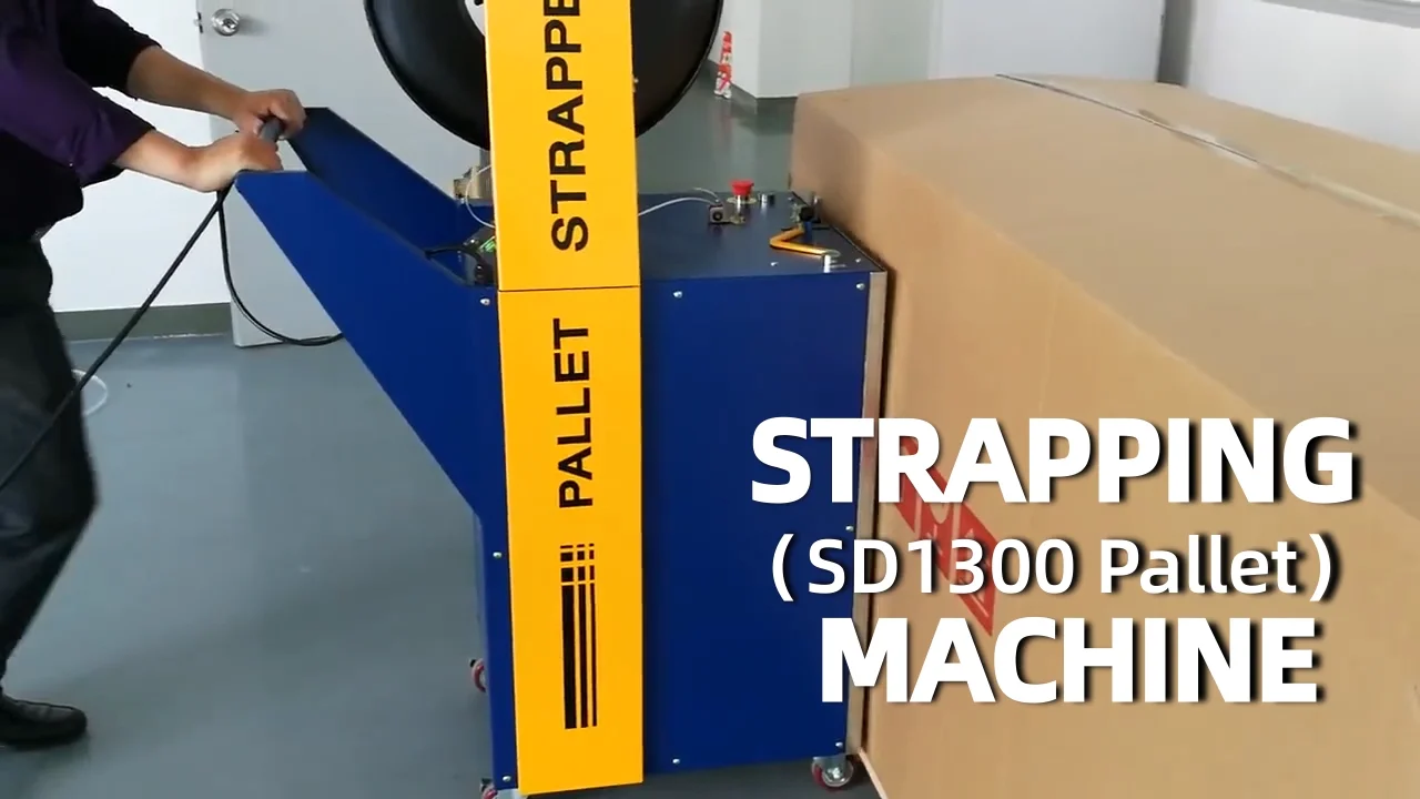 900 Pallet Threading Machine Semi Automatic Poly Strapping Machine For ...