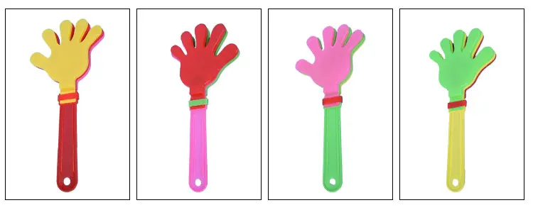 Custom Hand Clappers Cheering Stick Noise Maker Football Match Party ...