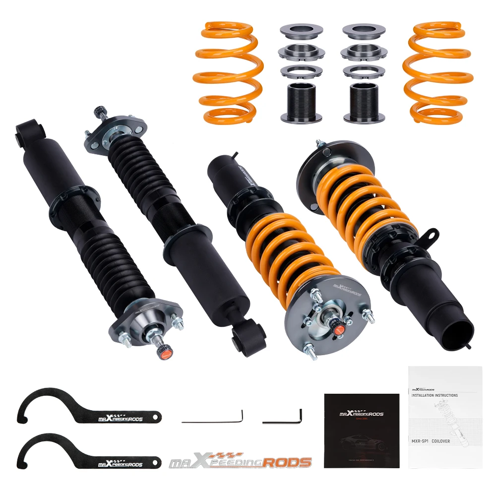 Maxpeedingrods Full Adjustable Street Coilovers For Bmw E46 316i 325i ...