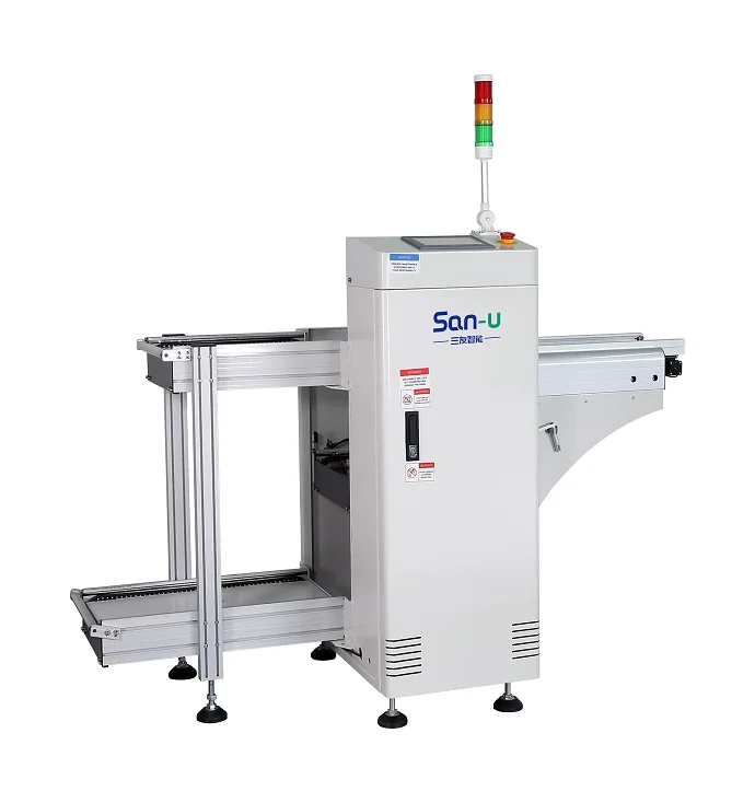 Conveyor Wave Soldering Pcb Magazine Unloader Ng Ok Pcb Unloader With ...