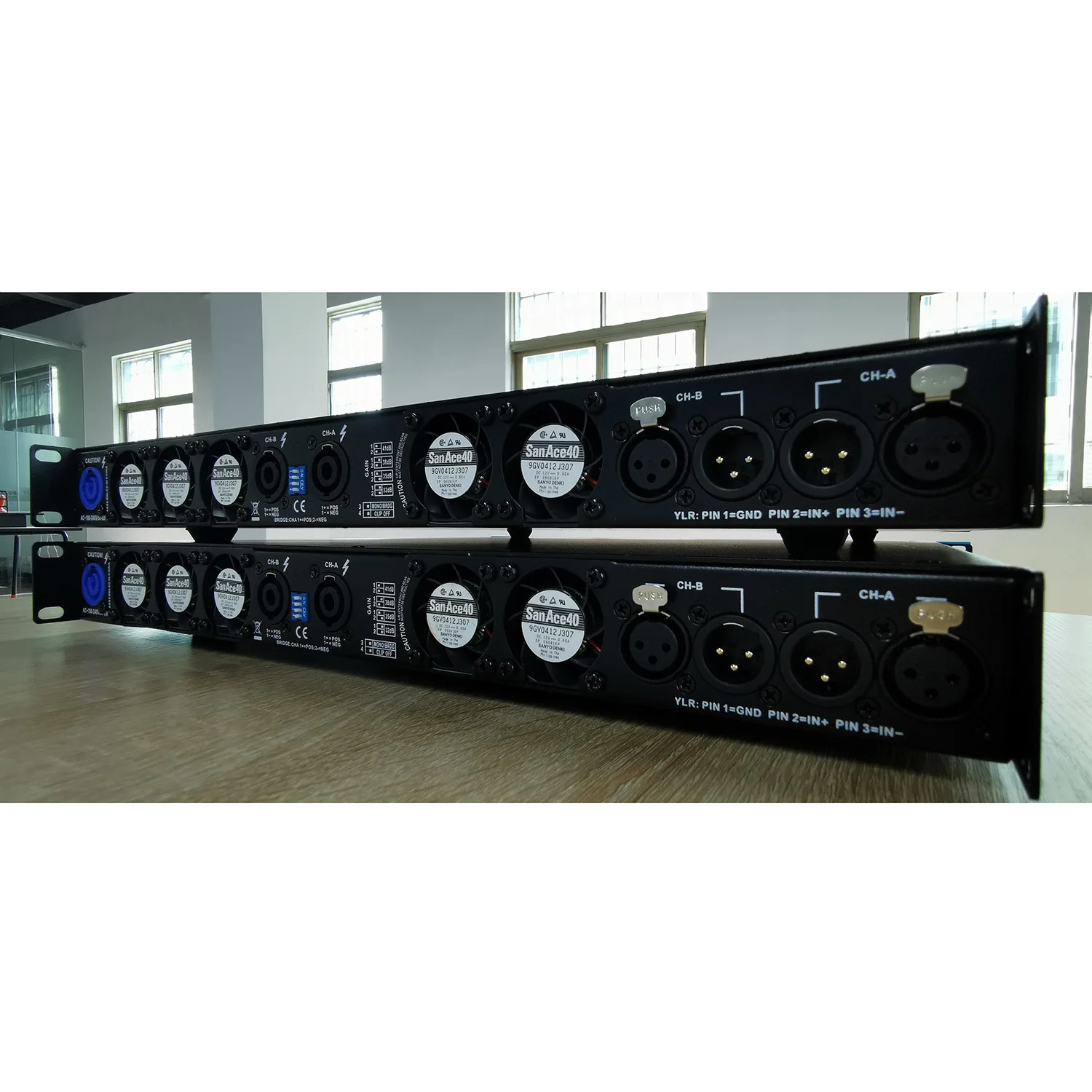 Pfc K2-3000 2*3000w@8ohm Professional High Power 1u Class D Digital ...