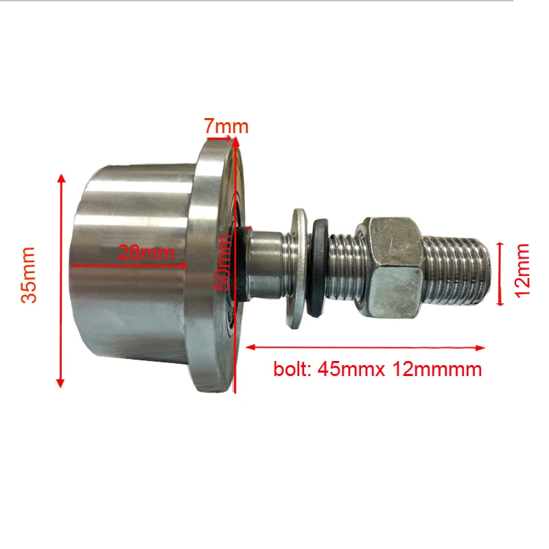 H Beam Trolley Track Wheel Bolt Sets - Strong Load Capacity