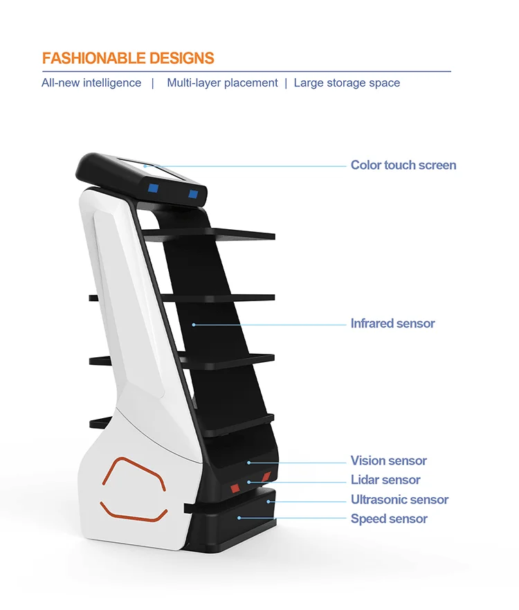 2024intelligent Robot Restaurant Food Delivery Waiter Automatic Take ...