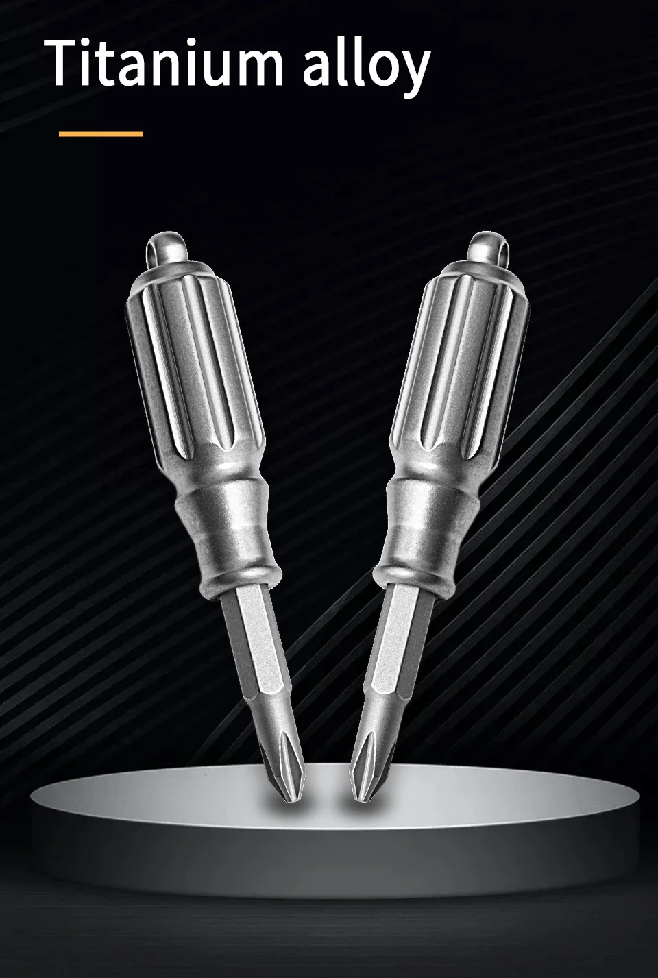 Portable Titanium Alloy Mini Screwdriver & Tool