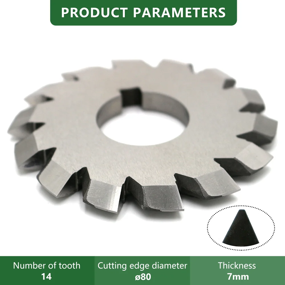 DP8 Set 8pcs HSS Gear Milling Cutters - Precision & Durability