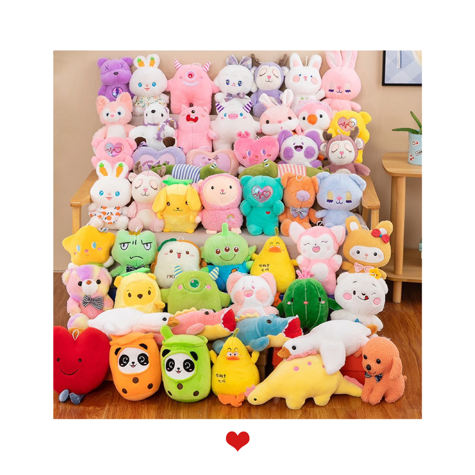 Wholesale Cartoon 7 Inch Dropshipping Low Price Random Claw Crane Toy Vending Machine Doll Plush ...