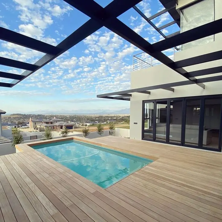 Bright In Color Clear In Texture Wpc Decking Tiles Anti-uv Wpc Decking ...