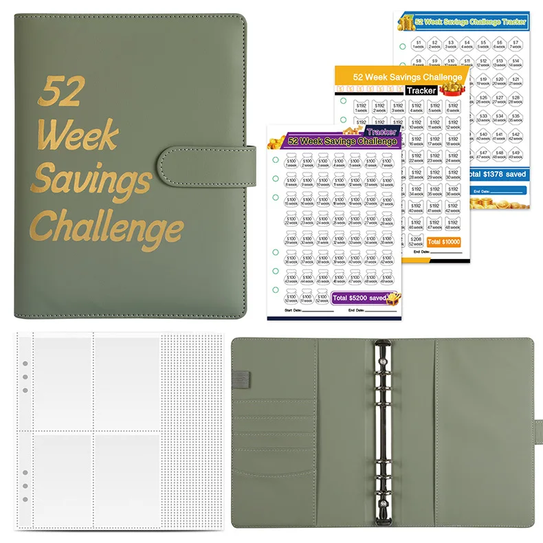 52 Week Savings Challenge Savings Notebook - Buy Savings Challenge ...