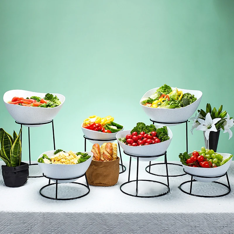 Eco-friendly Buffet Food Riser Display Stands for Events