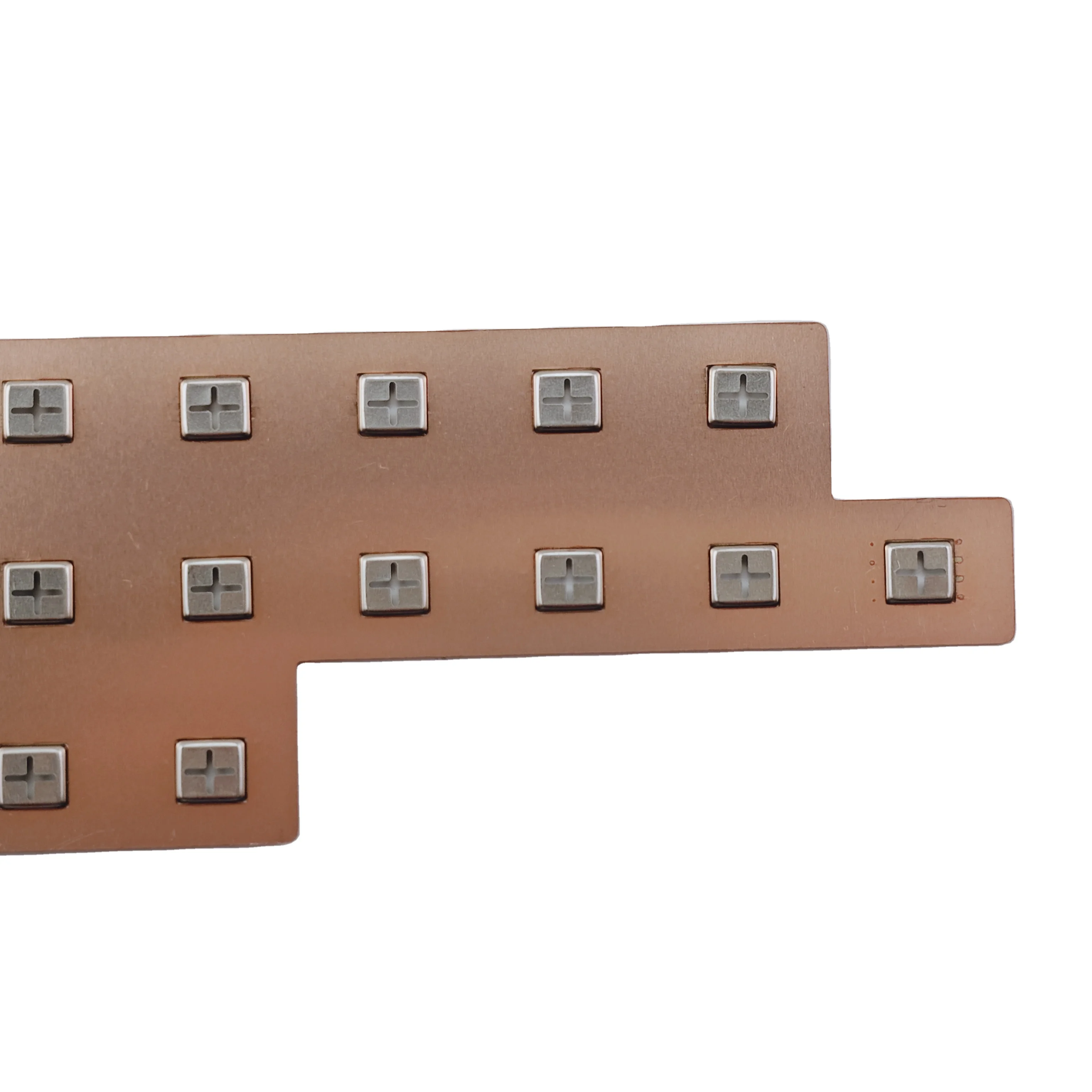 High Power Battery Connector Copper Busbar Copper-nickel Busbar T2 Red ...
