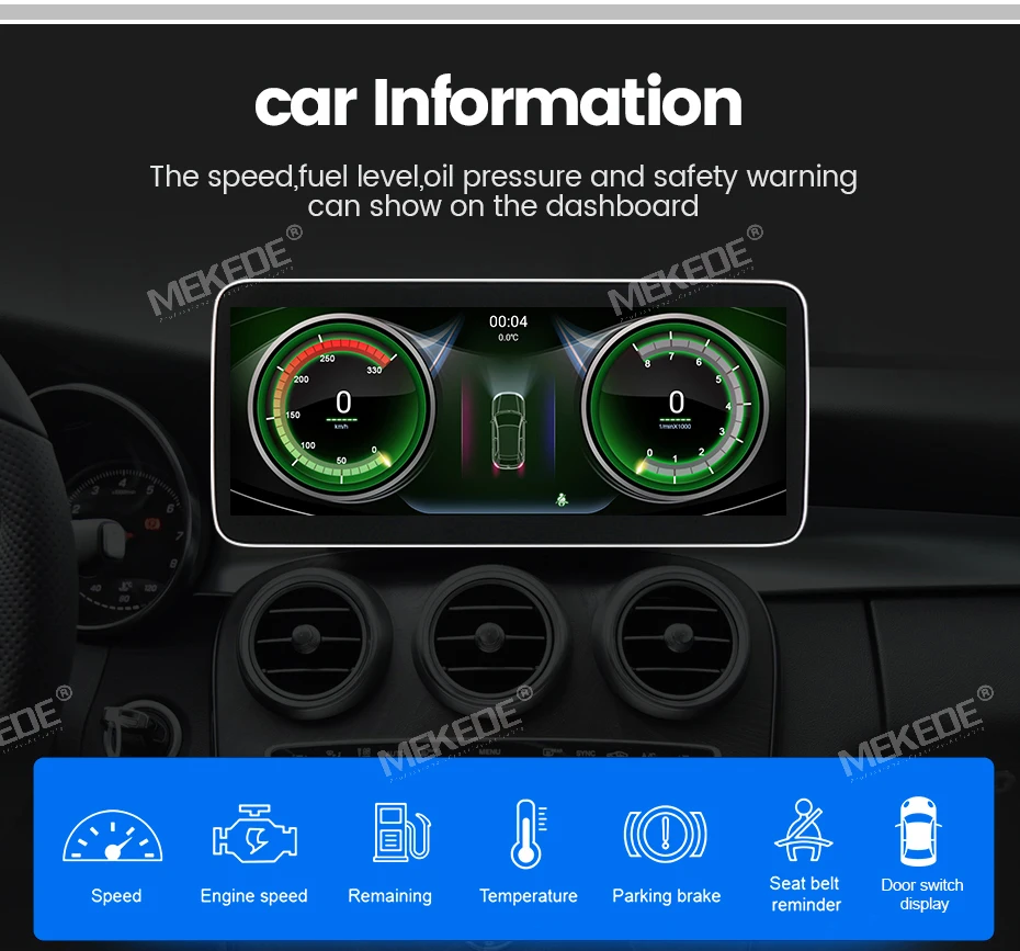 GLC W204 W205 C-Class Android Car Radio DVD Player with GPS, Streaming ...