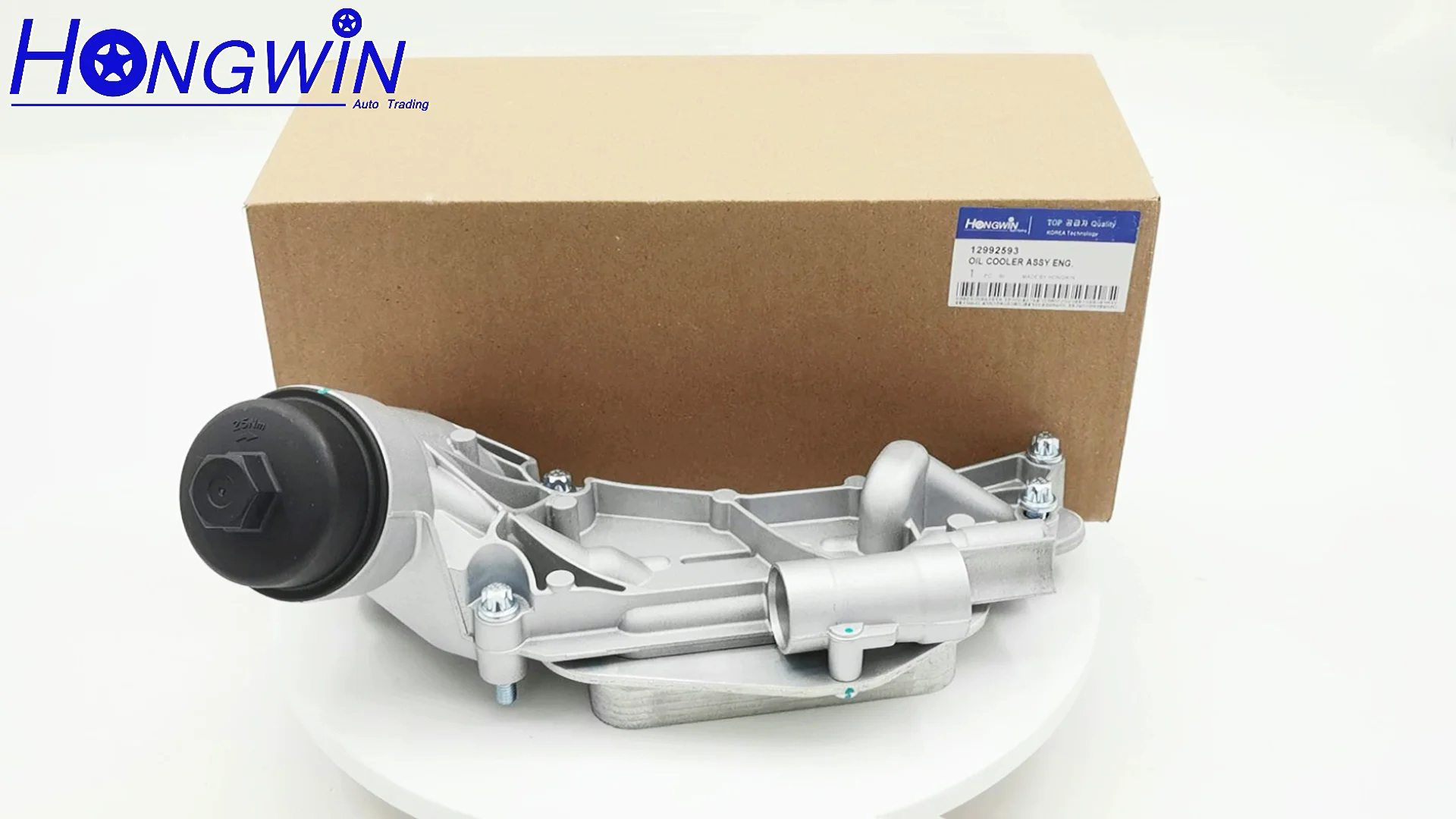 Engine Oil Cooler & Filter Assembly Aluminium For Cruze Sonic Aveo G3 ...