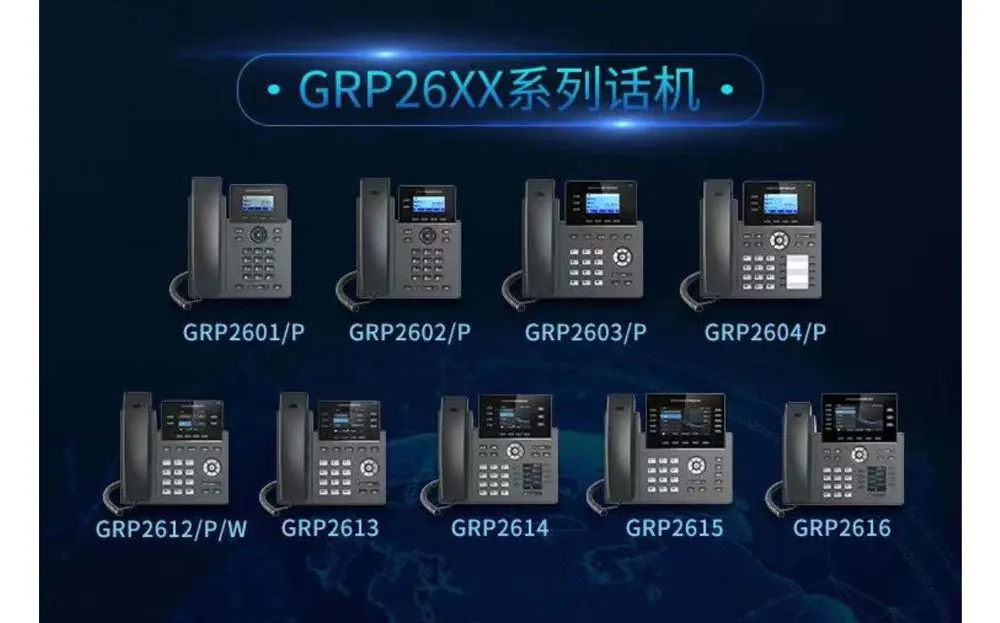 Grandstream Carrier-grade Ip Phones-gr2602/2602p/grp2602w Supports 2 ...