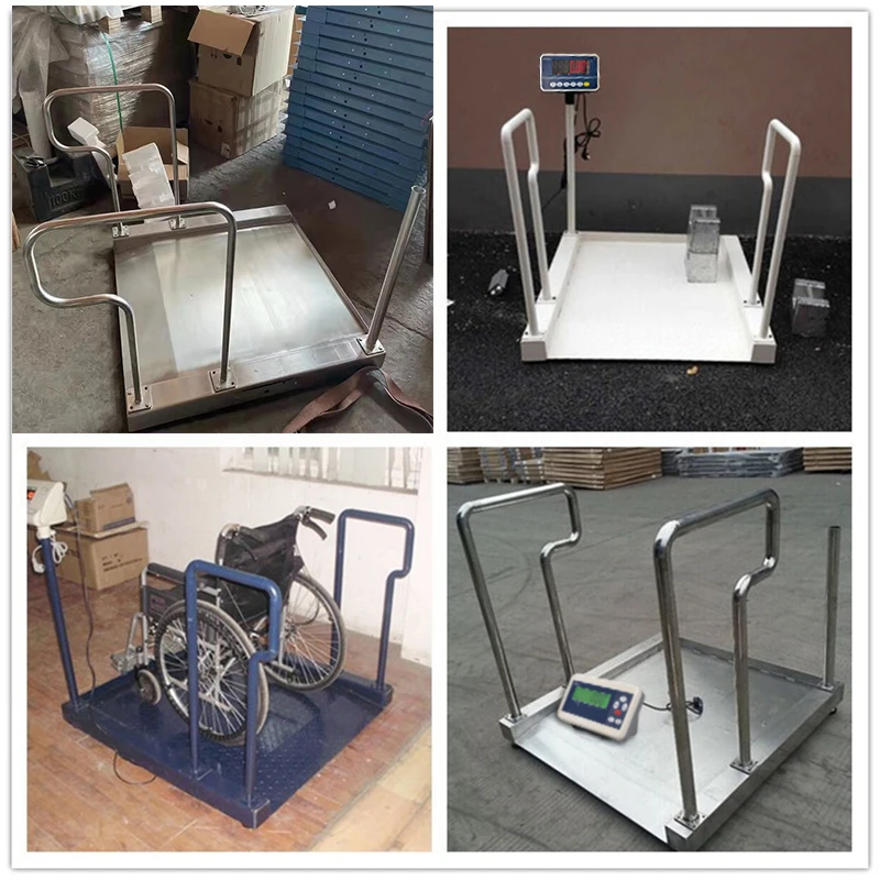 300kg Portable Medical Dialysis Scale 1m*1m Weighing Wheelchair Scale ...