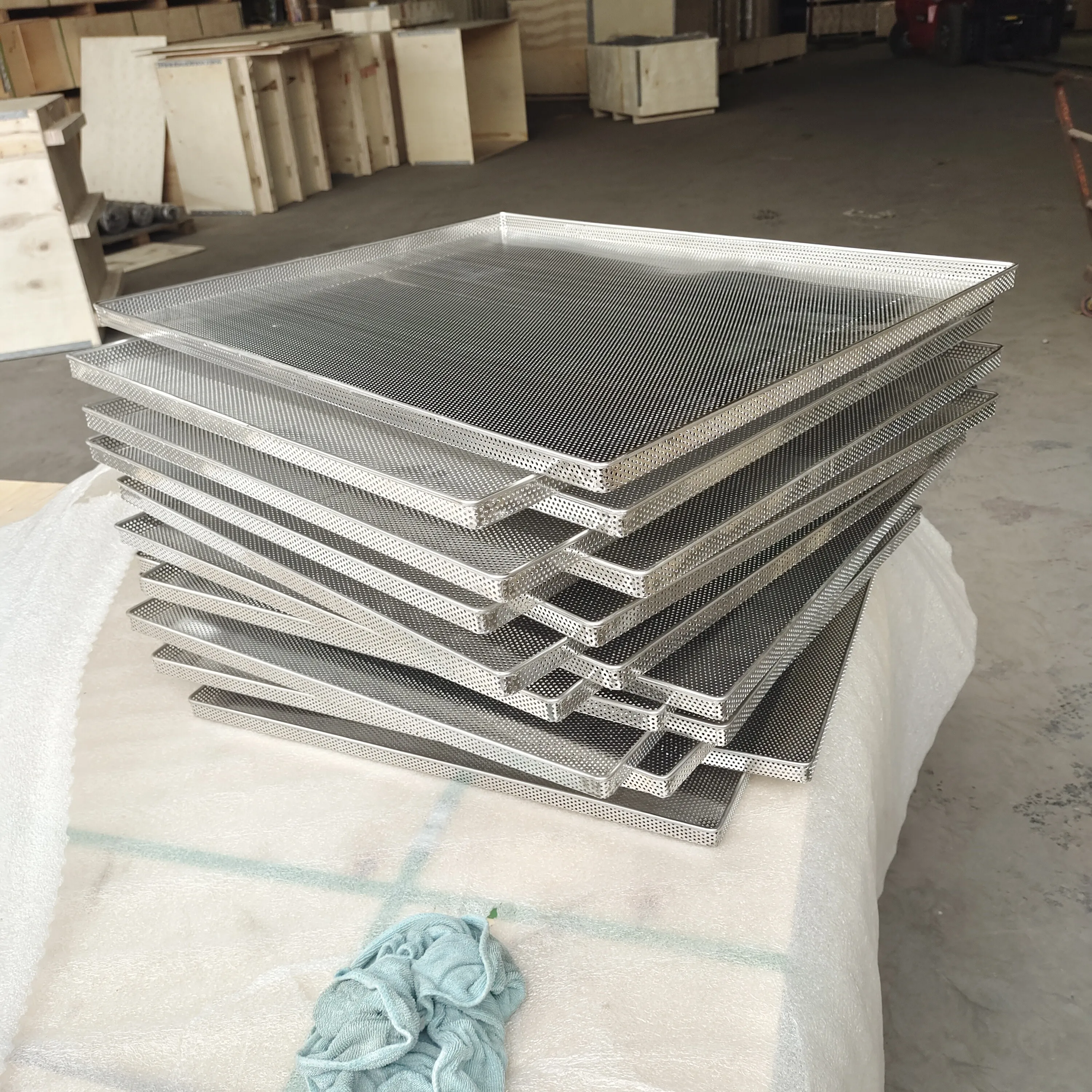 Customized Stainless Steel 304 Drying Dehydrator Tray / Perforated ...