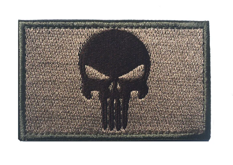 Full Embroidered Punisher Chest Badges & Armband Patches