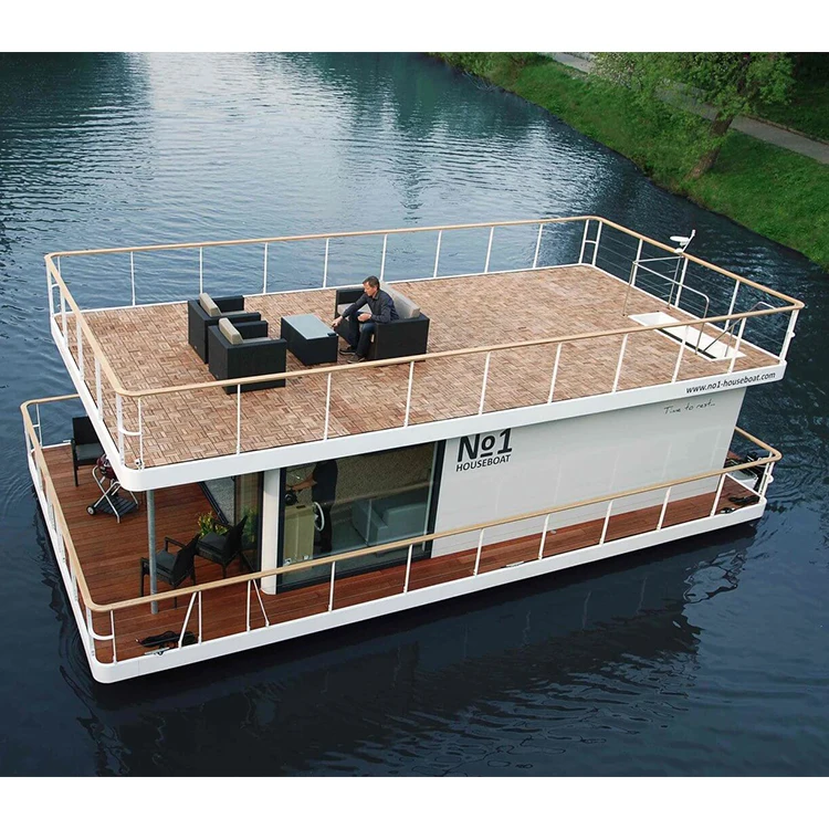 Modern Luxury Modular Portable Floating Container House Prefab Floating ...