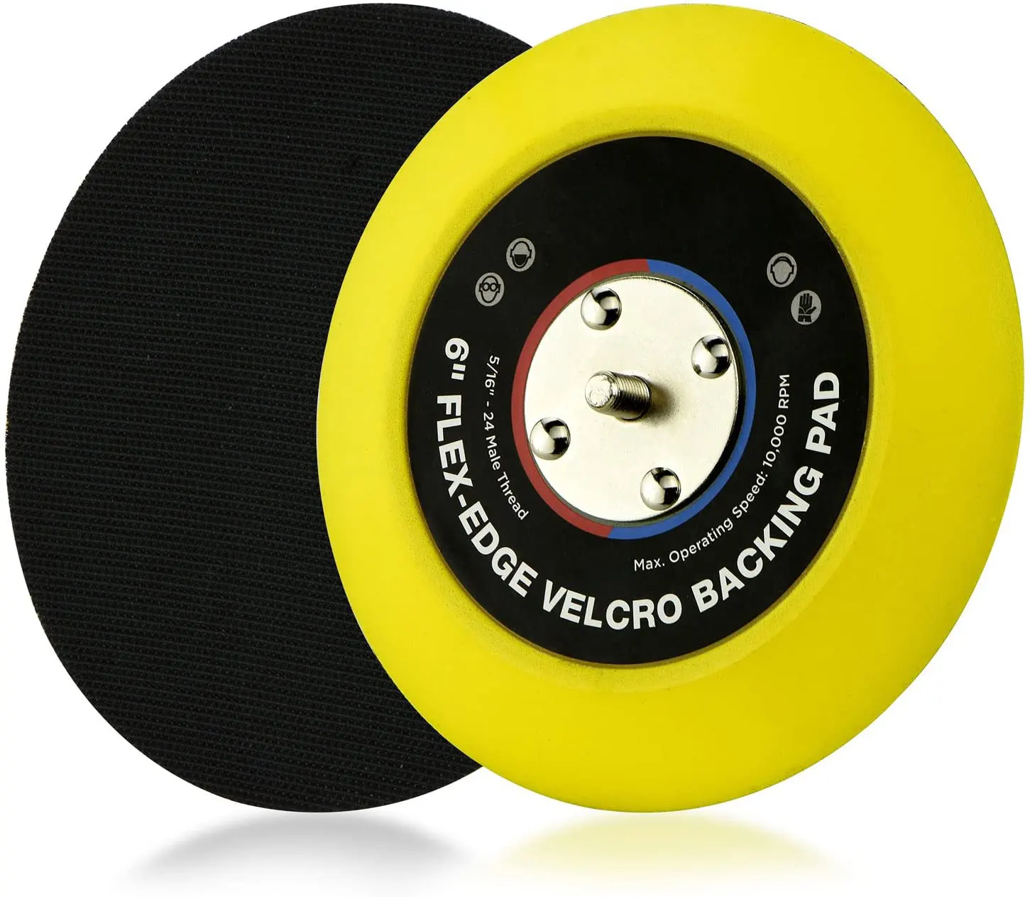 4 Inch M10 Thread Sanding Pad Rotary Backing Pad Polishing Pad Hook And ...