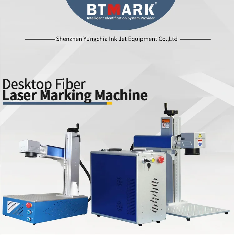 BTMARK Marquage Fibre 20W/30W/50W Jewelry Glass Bottle Metal Fiber ...