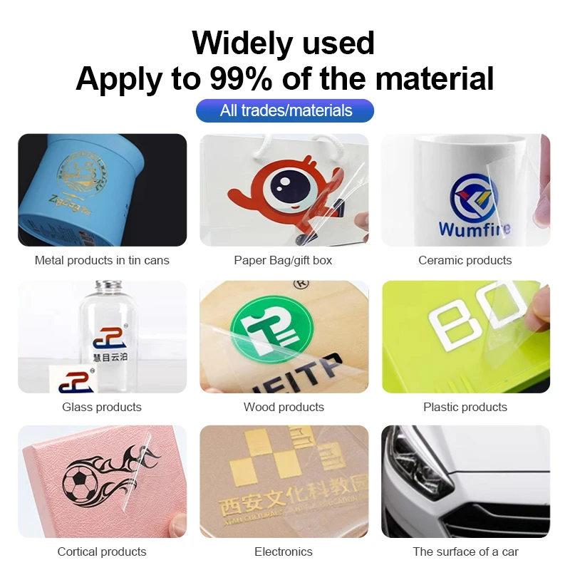 Waterproof Luxury PVC Vinyl Transfer Labels - Custom 3D Logo