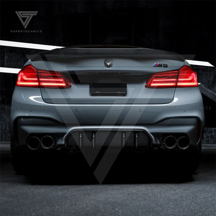Vorstein Style Carbon Fiber Rear Spoiler For Bmw 5 Series F90 M5 2018 ...