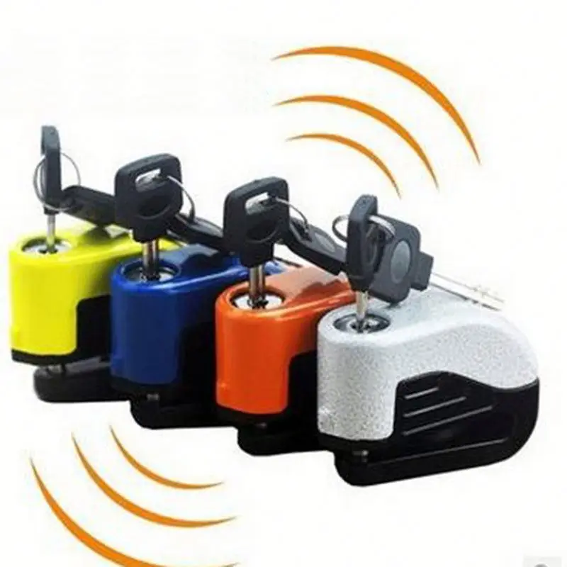 Motorcycle Scooter Wheel Disc Brake Alarm Disc Lock Waterproof Anti ...