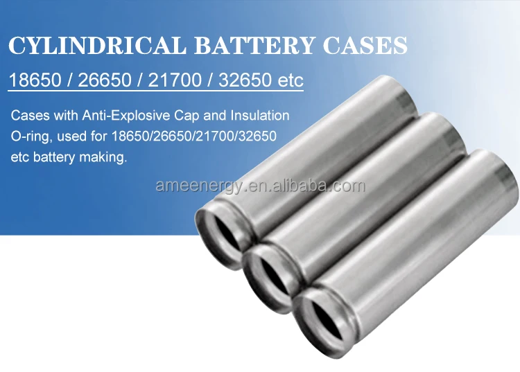 Lithium Ion Battery Case - 18650 Grooved Cylinder Cell