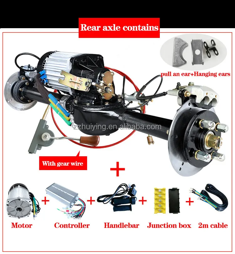3000w 72v Electric Vehicle Motor Conversion Kit for Rickshaws