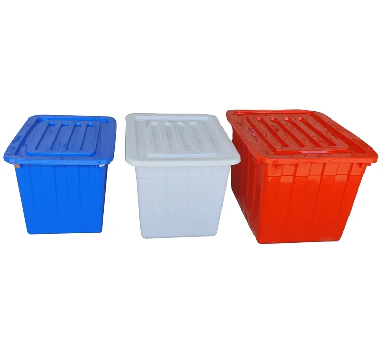 Container Box Nestable Food Grade Big Plastic 200litre Storage Boxes ...