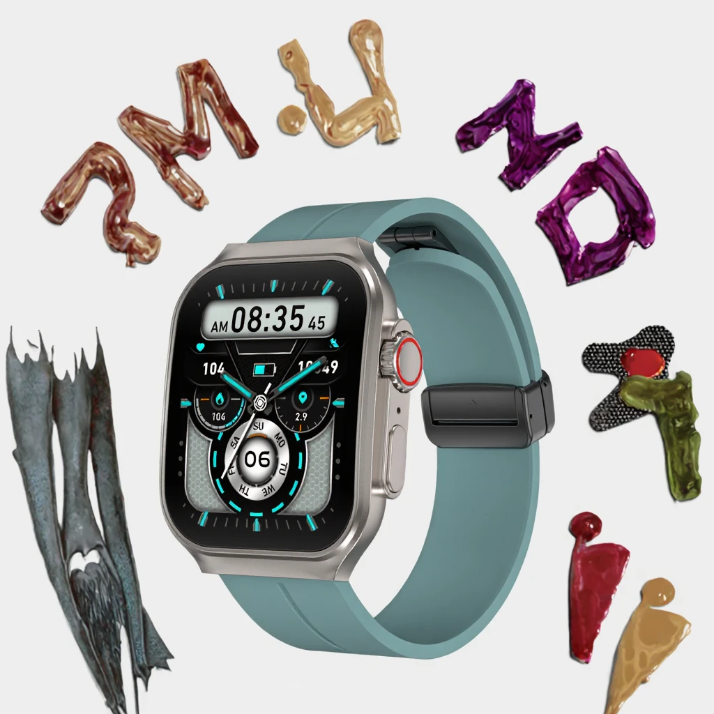 Sports Smartwatch 3D Flexible Design Low Power AMOLED Screen Long Time ...