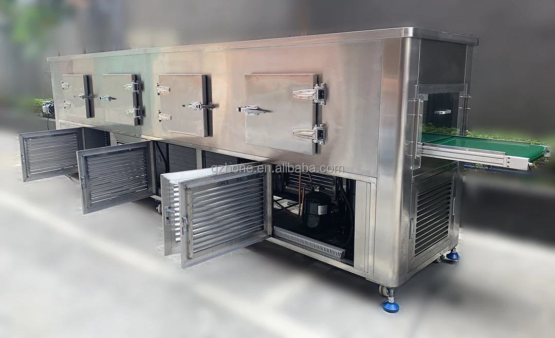 HONE Chilling Conveyor Cooling Tunnels for Cosmetics