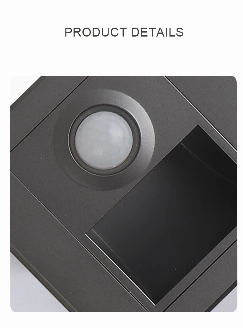 ABS Smart Step Wall Lamp with Sensor - LED Stair Lights