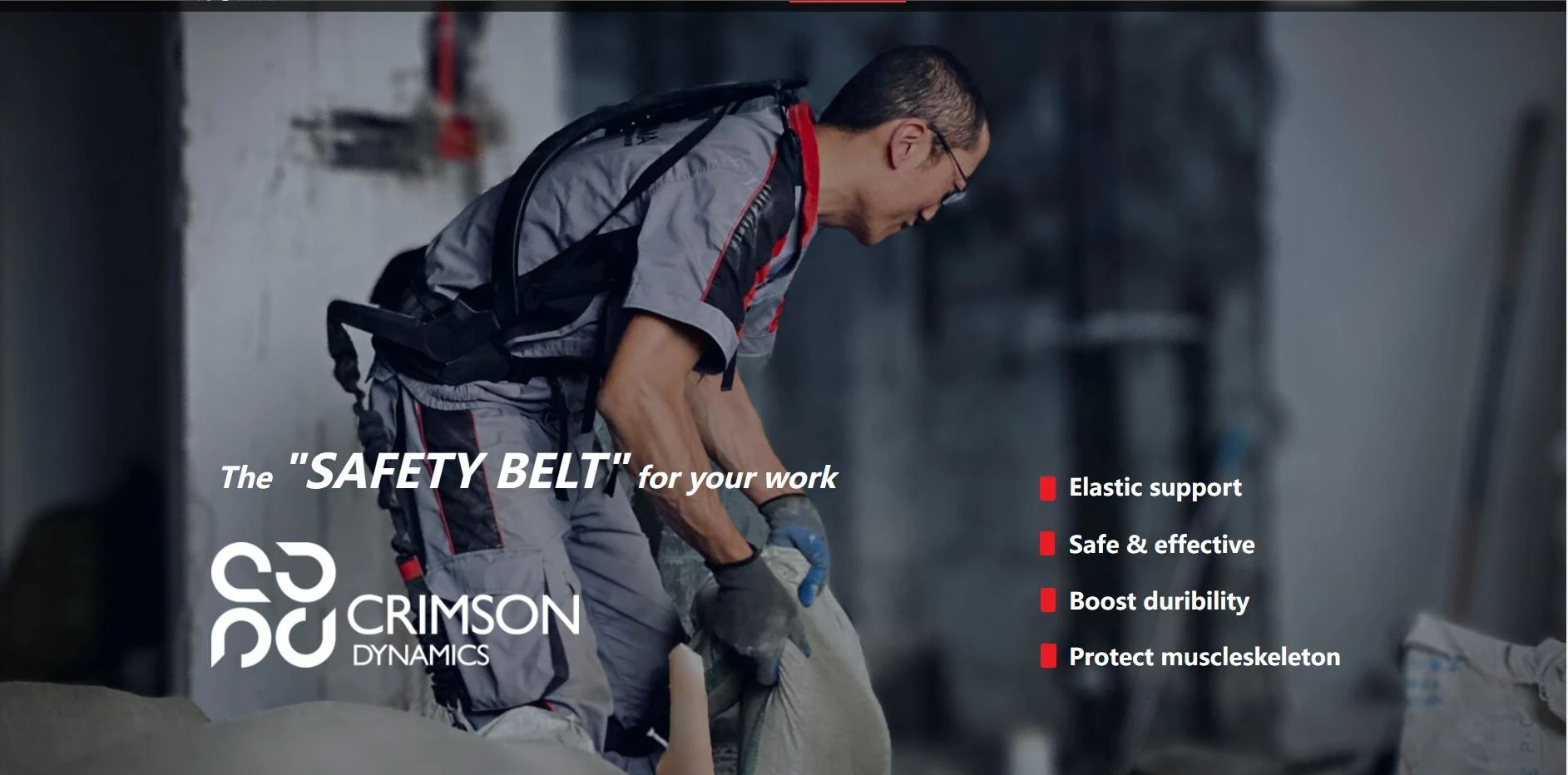 Industrial Bionic Carbon Fiber Back Support Exoskeleton for ...