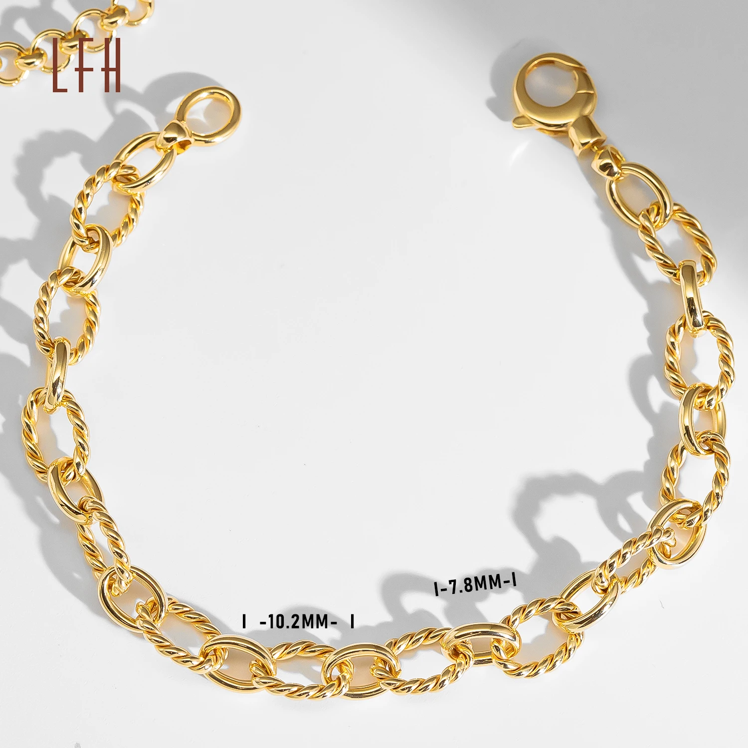 Bulk Sale Pure Gold Au750 Rope Chains Bracelet Oro 18k Gold Jewelry 18k ...