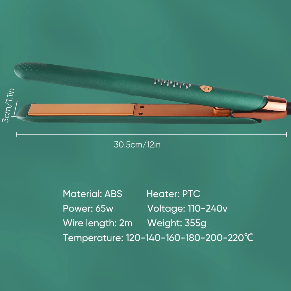 Private Label Flat Iron Salon Professional Hair Straightener - Buy Hair ...