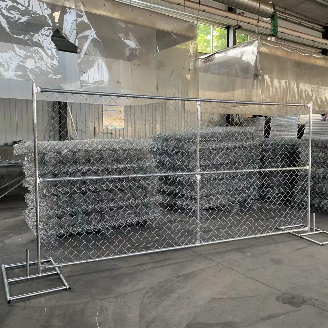 American Standard Temporary Fence Panel Portable Chain Link ...
