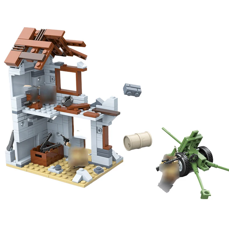 WW2 Military Battle Fort Army Construction Set Unisex Toy Building ...